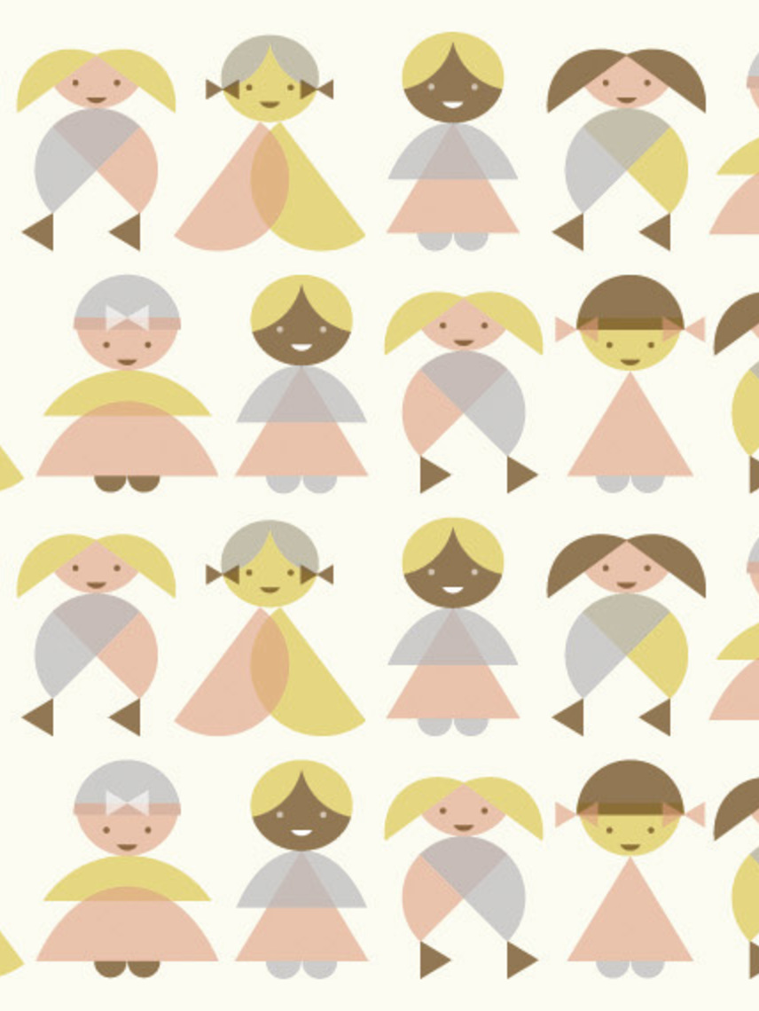 Frida Colette non-woven border | Lavmi